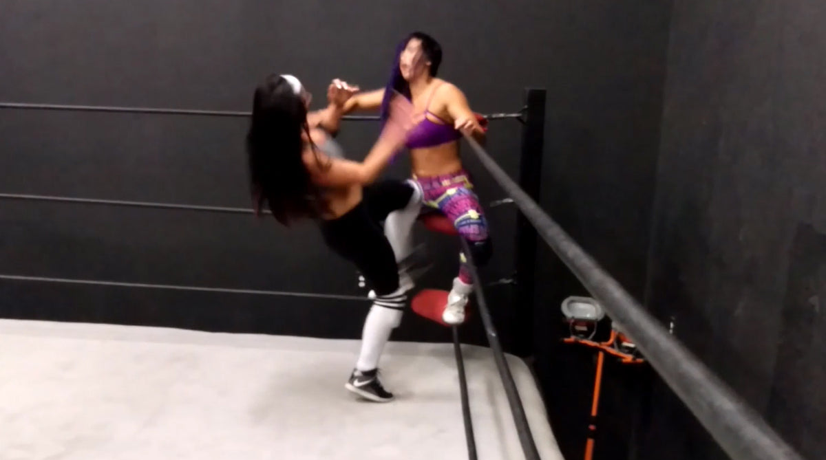 Santana Garrett Vs Gabi Castrovinci 1 Women Warriors Wrestling